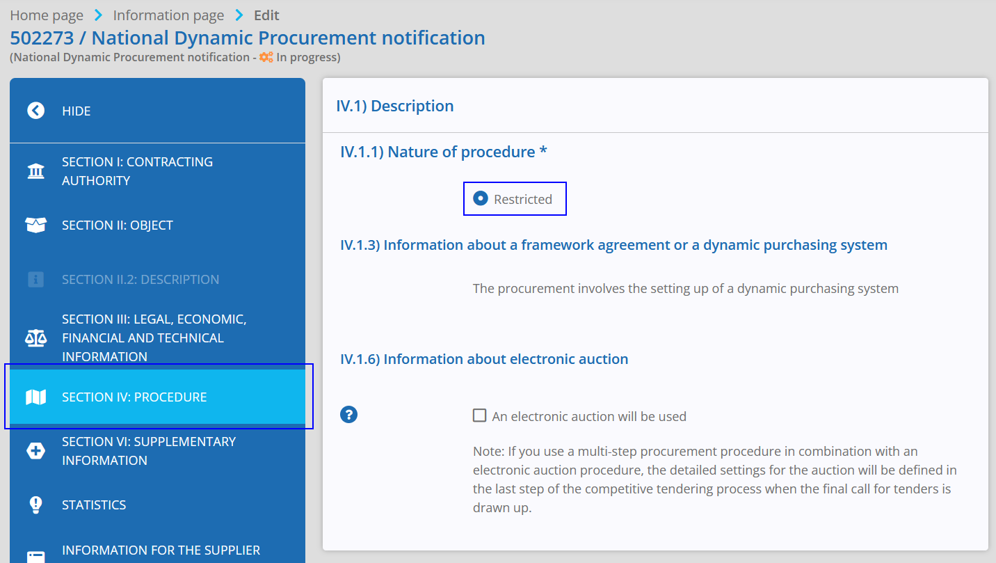 Setting up a dynamic purchasing system – Support Portal